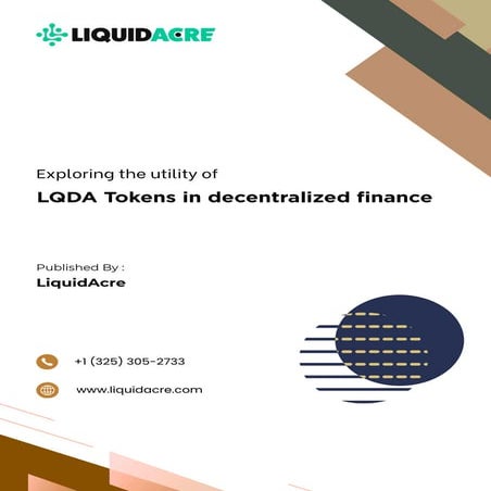 Exploring the utility of LQDA Tokens in decentralized finance | PDF