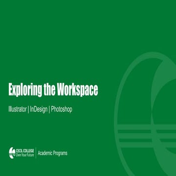 Exploring the workspace part 1 | PPTX