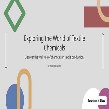 Exploring the World of Textile Chemicals.pptx