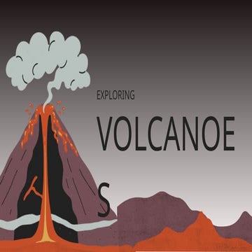 Exploring Volcanoes Earth Science Education Presentation Organic Semi ...