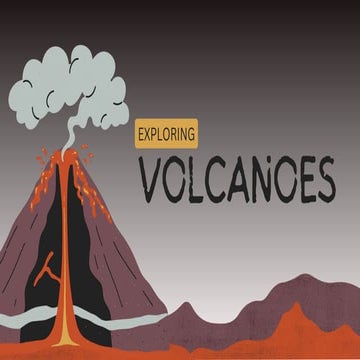 Exploring Volcanoes Earth Science Education Presentation Organic Semi ...