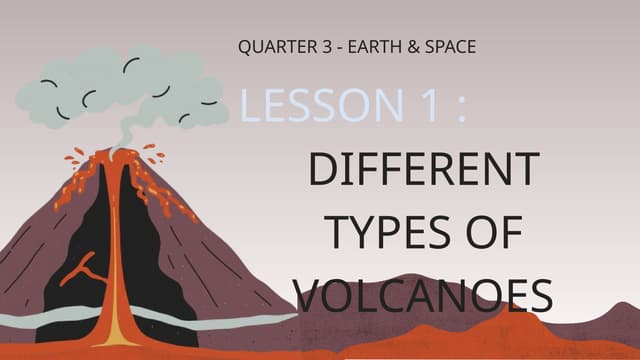Volcano unit 3 module 1 (Grade 9 Science) | PPTX