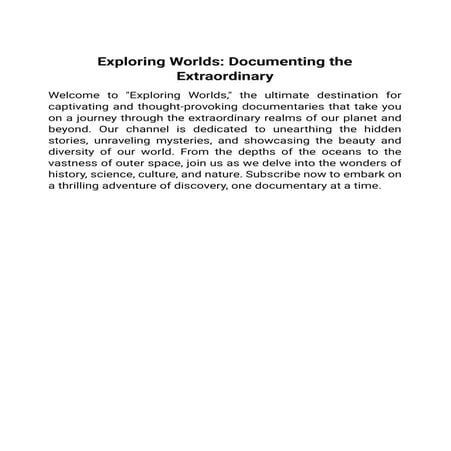 Exploring Worlds Pdf