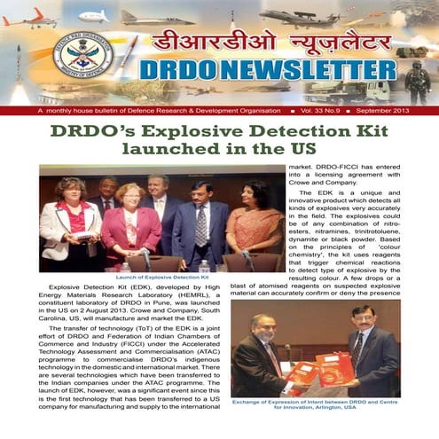 Explosive Detection Kit | PDF | Defense Industry | Industries