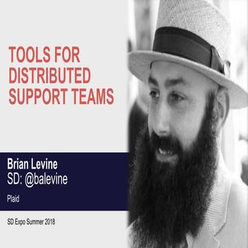 TOOLS FOR DISTRIBUTED SUPPORT TEAMS | PPTX