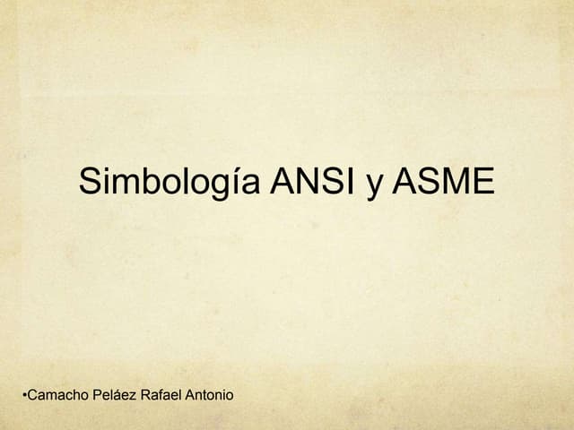 SimbologÍa de diagramas de flujo, ASME, ANSI, ISO, DIN,DO, DIF. | PDF