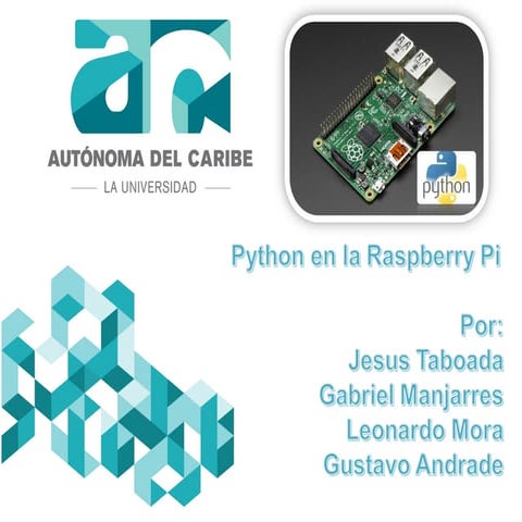 Raspberry pi & Python. UAC | PPT