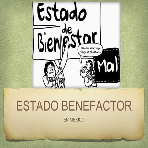 ESTADO BENEFACTOR Y ESTADO NEOLIBERAL | PPTX