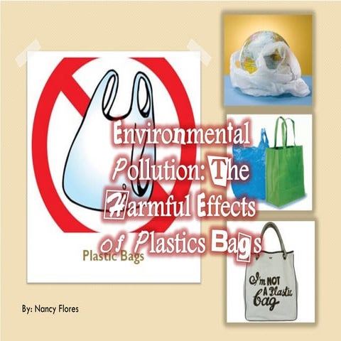 Harmful Effects Of Plastic Poster