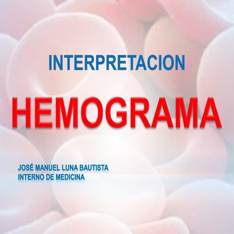 Expo inter hemo hemato hemograma completo | PPTX