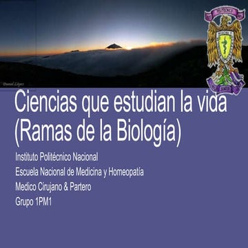 Ramas de la biologia | PPTX | Biological Sciences | Science