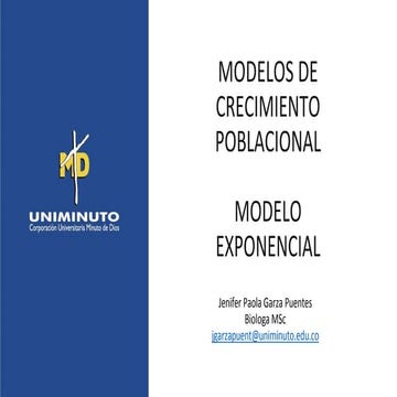 Modelo Exponencial | PPTX
