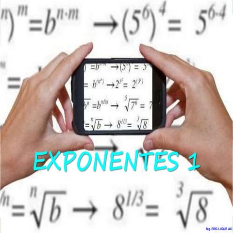TEORIA DE EXPONENTES CON EJEMPLOS RESUELTOS | PPT