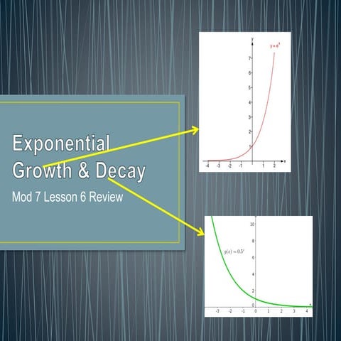 Exponential growth & decay | PPT