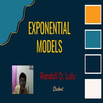 Exponential models | PPTX