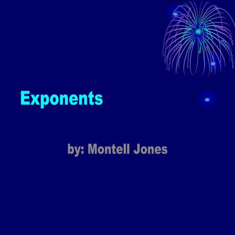 Exponent powerpoint | PPTX