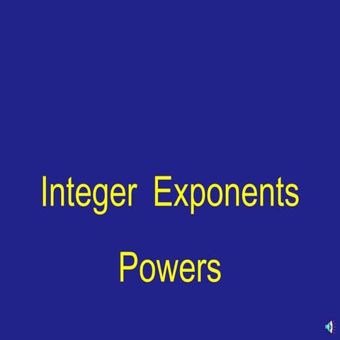 Maths in english. Exponents and scientific notation. | PPT