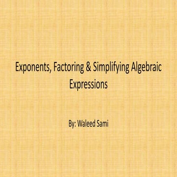 Expansion and Factorisation of Algebraic Expressions 2.pptx