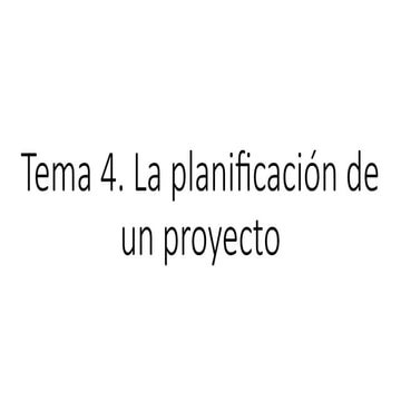Partes del proyecto | PPTX