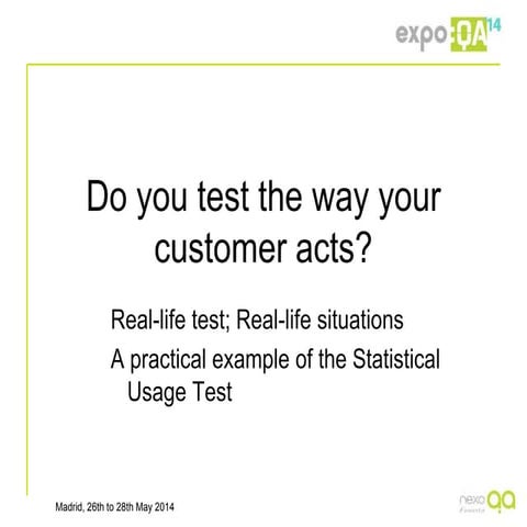 Real life test; real life situations | PPTX