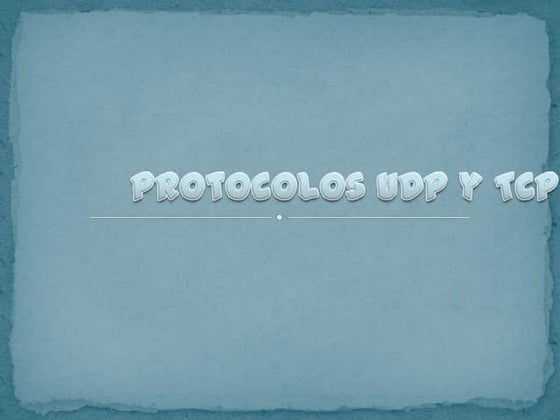 User Datagram Protocol Udp Pptx Computer Networking Computing 3852