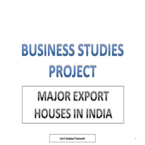 Export houses | PPT