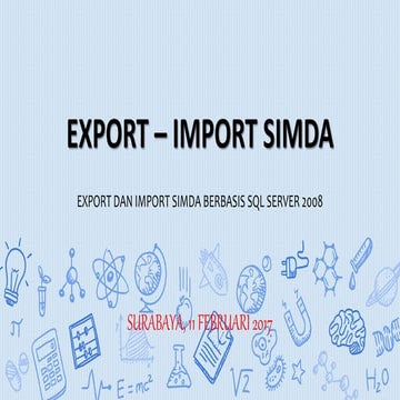 Export – import simda | PPTX