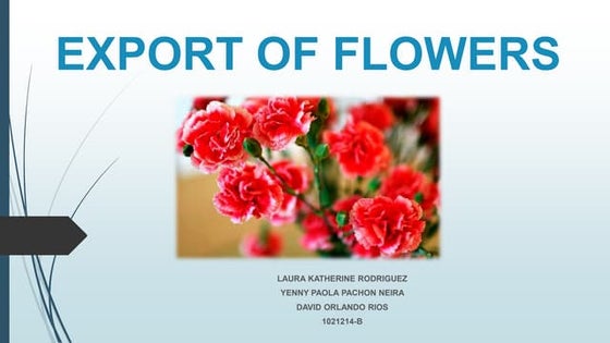 Export of flowers | PPT