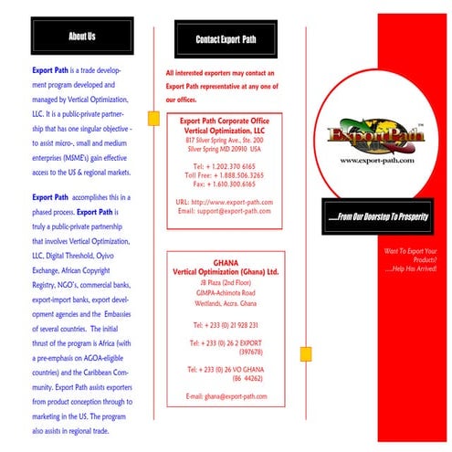 Export Path Ghana New | PDF | Business | Business and Finance