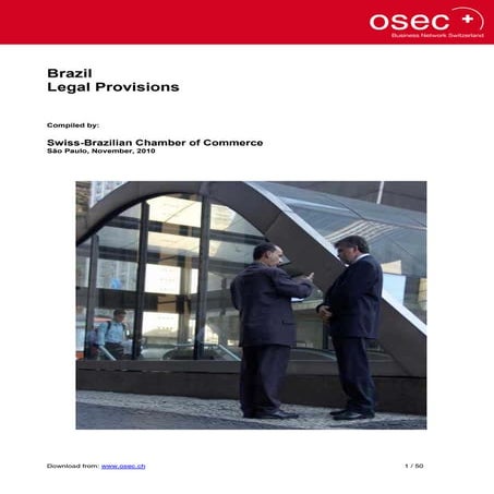 Exports Brazil - Export Legal Information Guide | PDF | Logistics ...