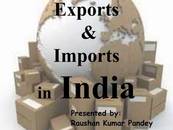 India’s foreign trade | PPTX