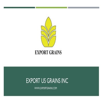 Export us grains inc | PPT