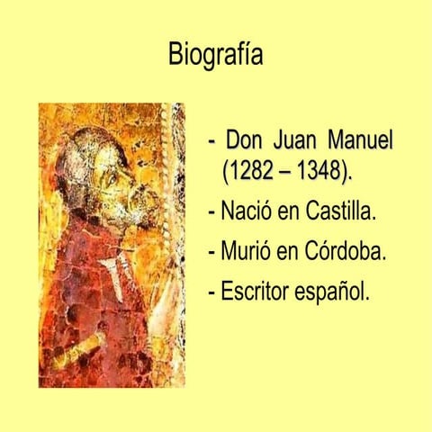 Exposición de la Biografía de Don Juan Manuel | ODP