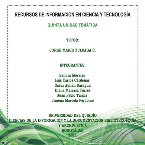 Que es la informacion cientifica | PPTX
