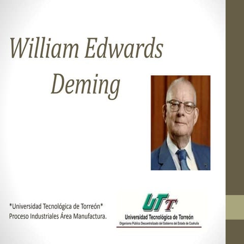 Presentación de Edward Deming | PPTX