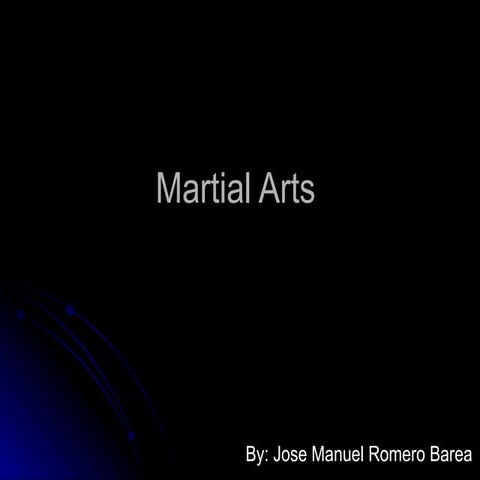 Martial Arts | PPT