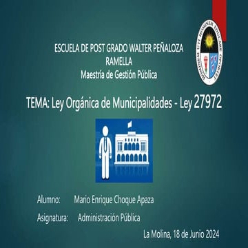 Ley de municipalidades en honduras | PPTX