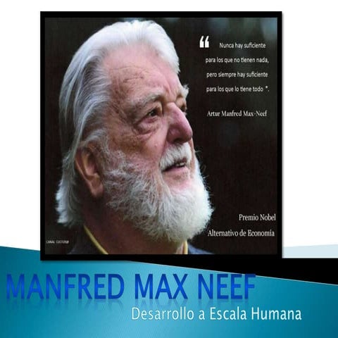 manfred max neef | PPTX