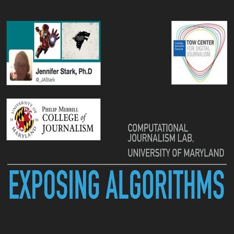 Exposing algorithms pydatadc2016 | PDF