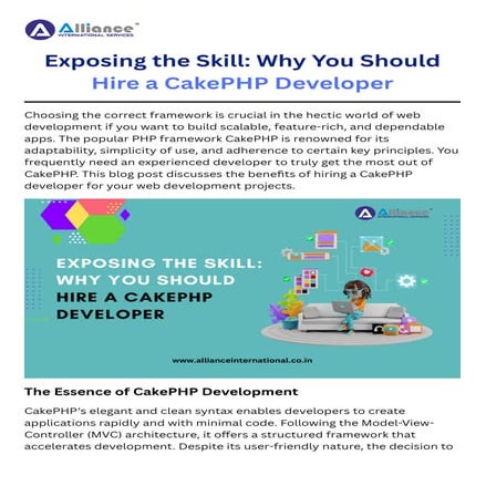 Exposing the Skill-Why You Should Hire a CakePHP Developer.pdf