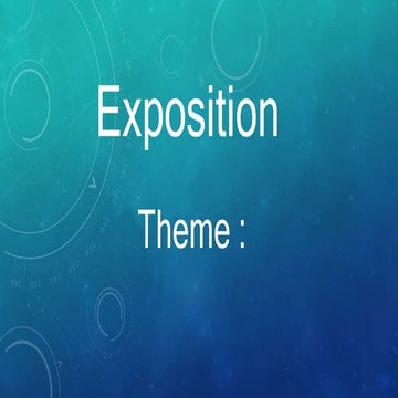 Exposition | PPT