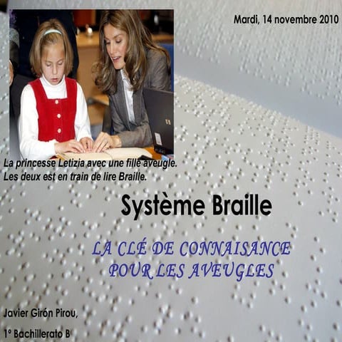 Définition Du Braille – Lumni C’Est Quoi Le Braille – OAEMEA