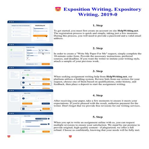 Exposition Writing. Expository Writing. 2019-0 | PDF
