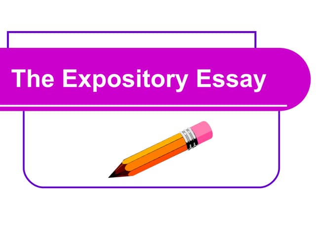 English Language Exposition/ Expository Writing | PDF