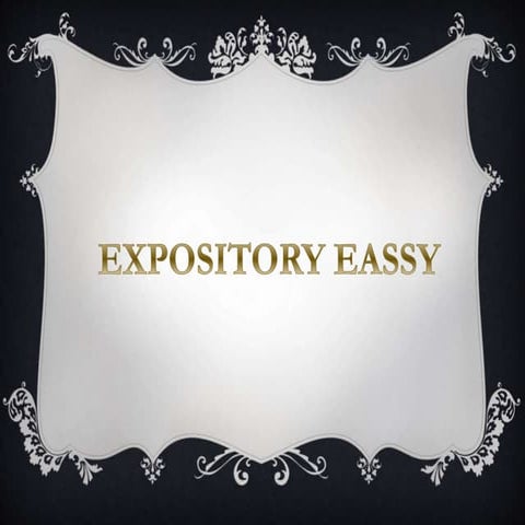 Expository essay | PPTX