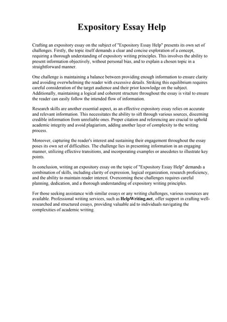 An Example Of Expository Essay.pdf