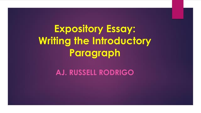 8P Umbrella Paragraph | PPT