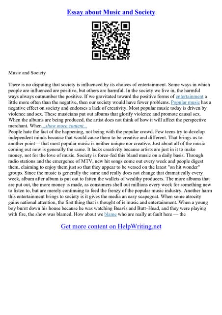 Power of music | PPT