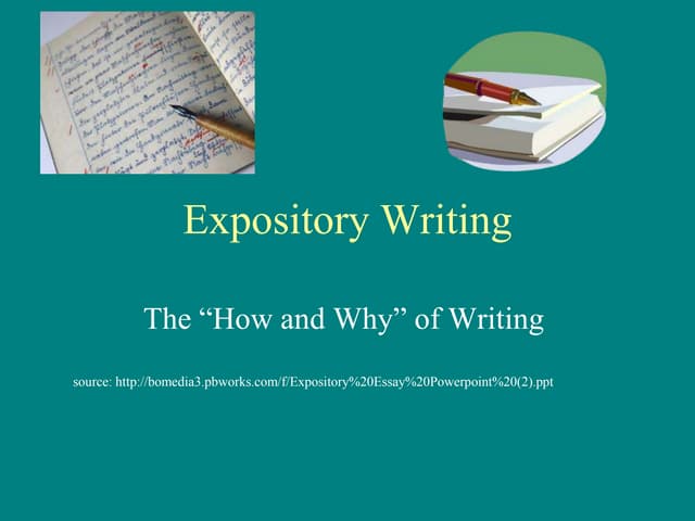 Expository writing | PPTX