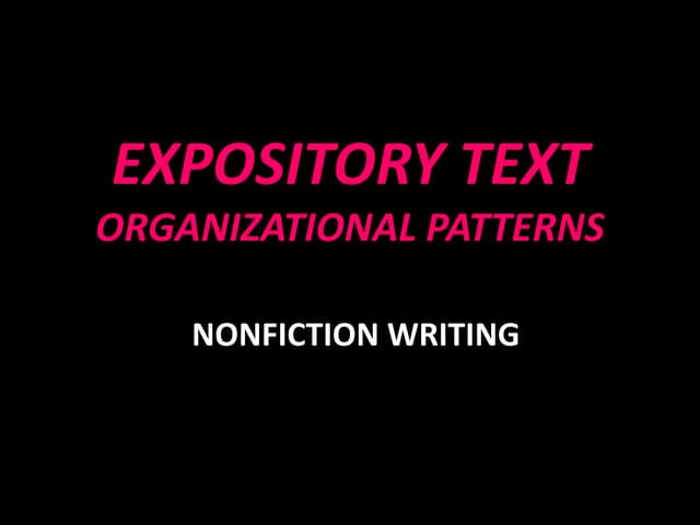 Expository Text Ppt 2017pptx